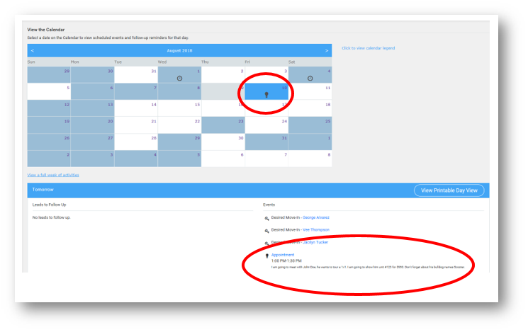 How do I Schedule events on my Calendar? – United Apartment Group